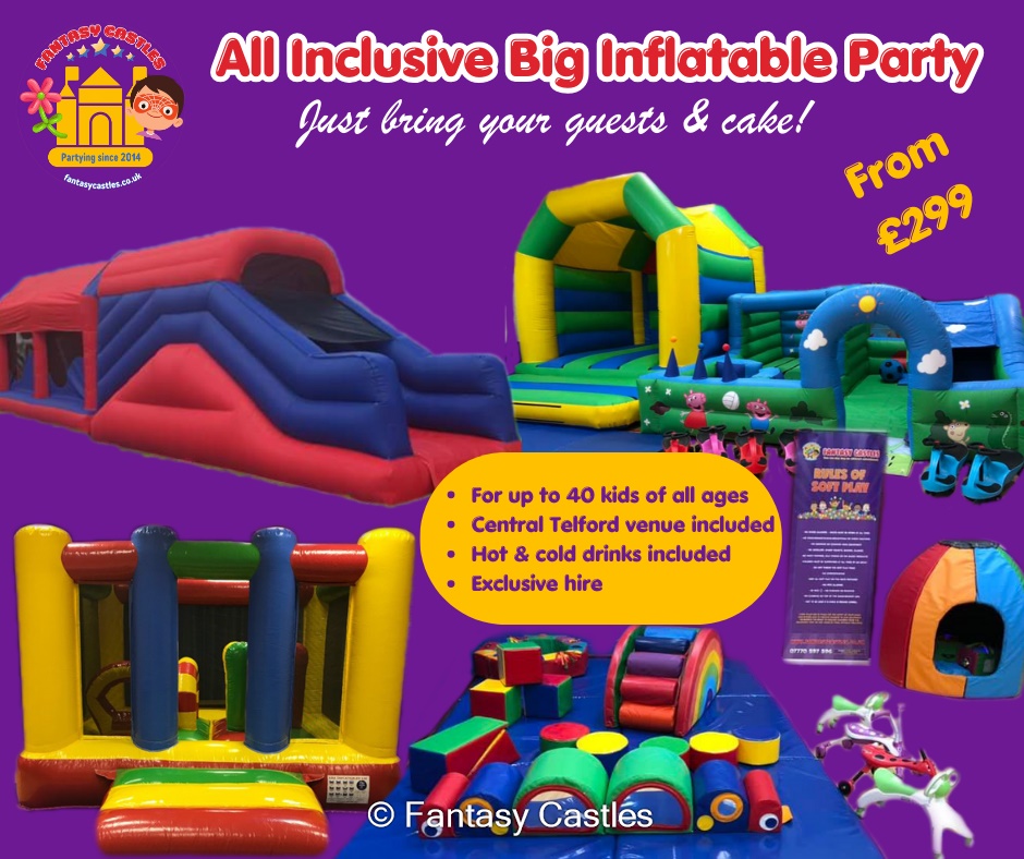 All Inclusive Childrens Party | Inflatable Party Telford