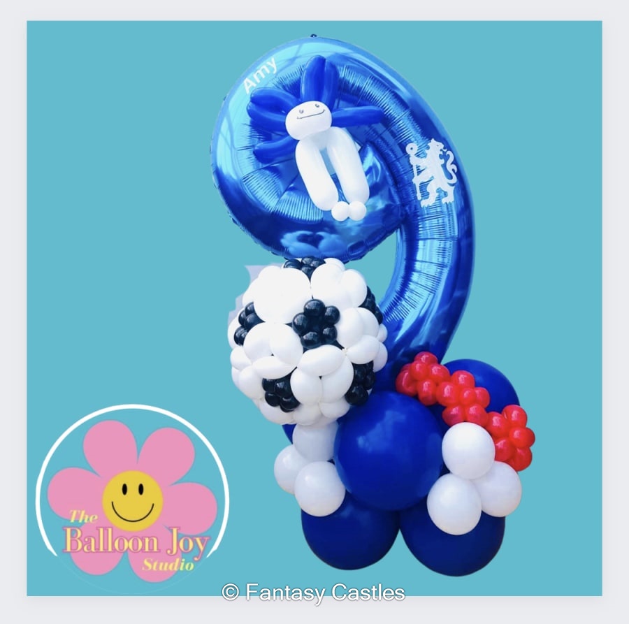 Football Balloon Number Stack in Telford