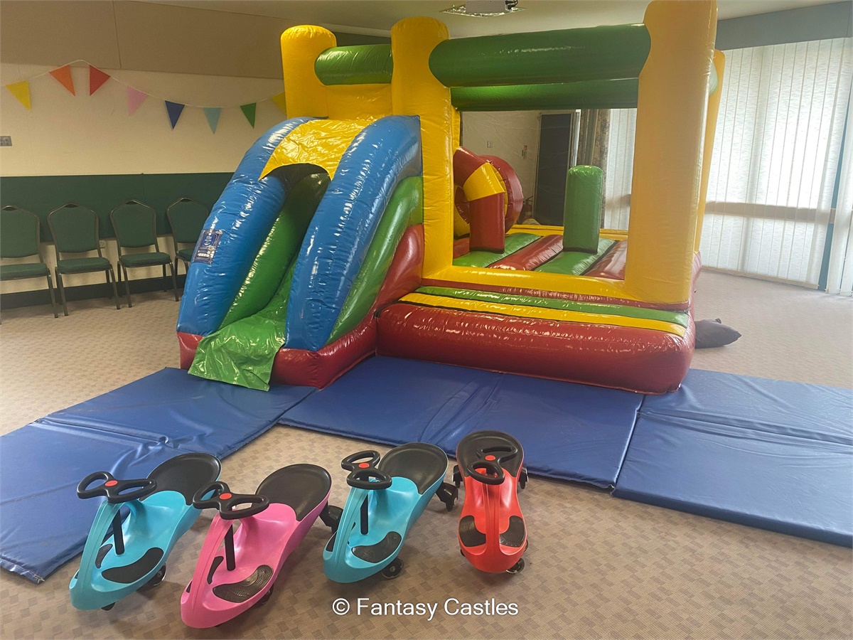 Slide Combi Castle Party Package - Bouncy Castle Hire, Soft Play Hire ...