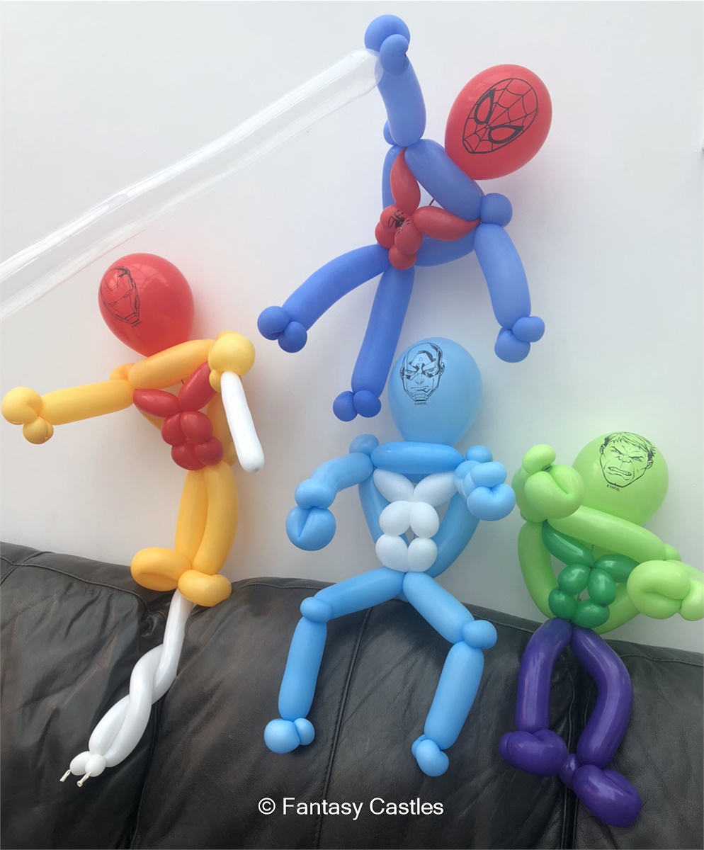 Superhero Balloon Modelling for Kids Parties | Telford & Shrewsbury